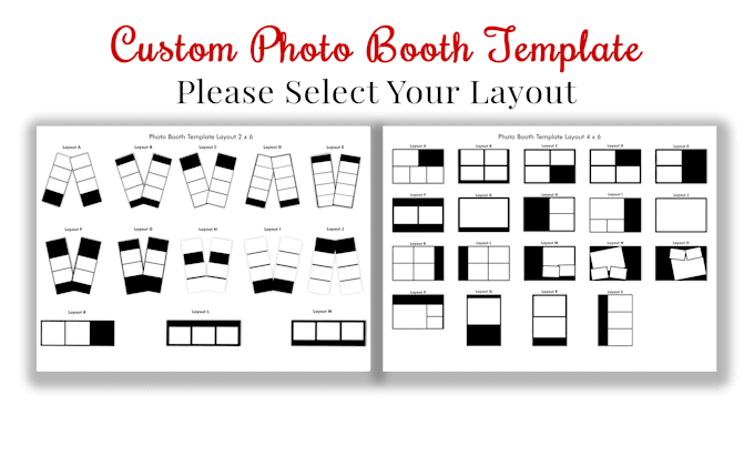 Design awesome creative photo booth template by Designernowrin | Fiverr