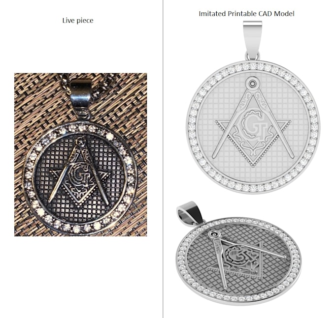 Design 3d jewelry custom cad models by Starwoodcad | Fiverr