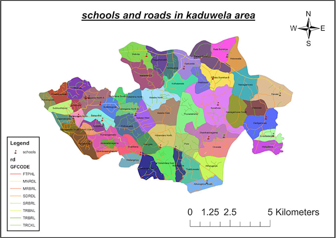 Create gis map, vector map and do spatial analysis by Stefansalvator | Fiverr