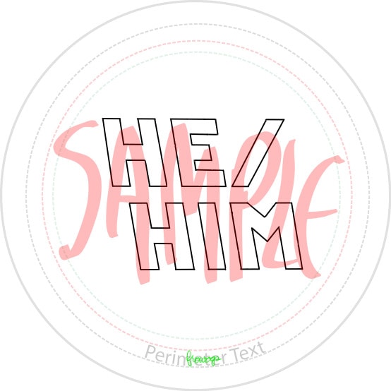 Make you a custom pronoun button by Frowogs | Fiverr