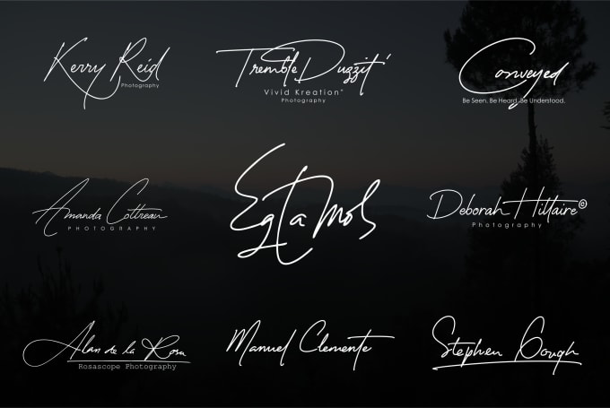 Make signature with my real handwriting by Eqtamoh | Fiverr