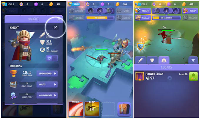 Develop idle clicker simulation game by Rakibj45 | Fiverr