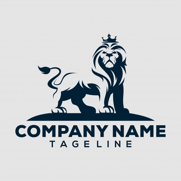 Perforation design logo lion for you by Logodesign9595 | Fiverr