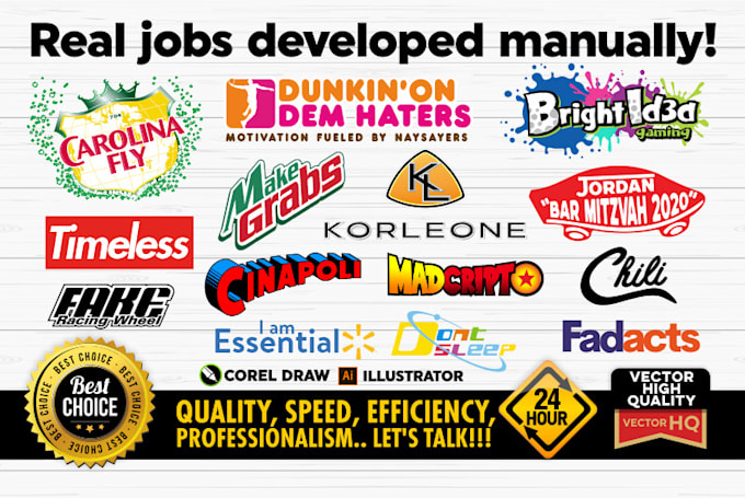 Make a custom parody logo within 24h and 48h by Elmodesigner | Fiverr