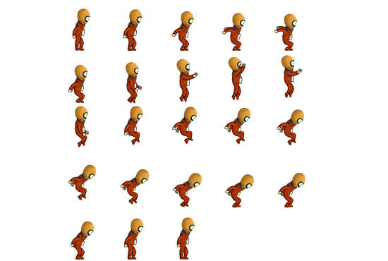 Create 2d game sprite and animate character design by Darshanaswarna