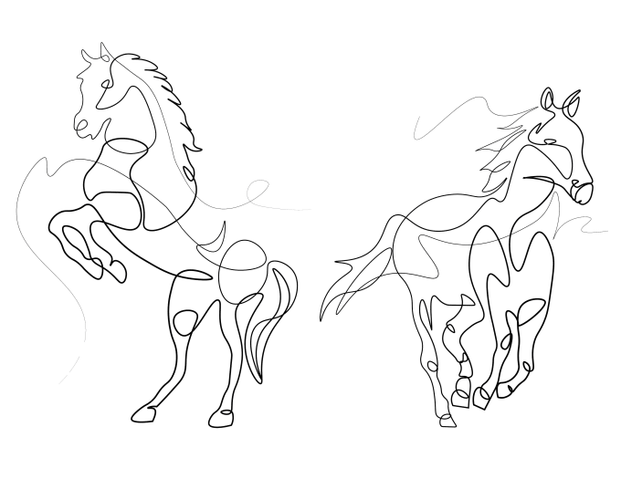 Draw an illustration with one line art in 24 hours by Art_insoup | Fiverr