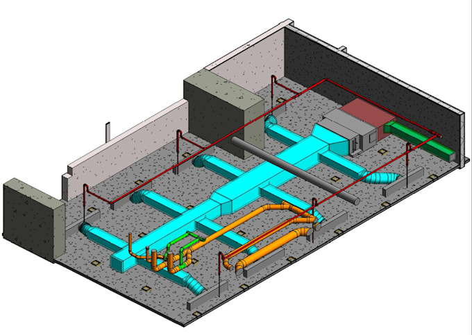 Do revit modeling for hvac, fire protection, and plumbing by ...