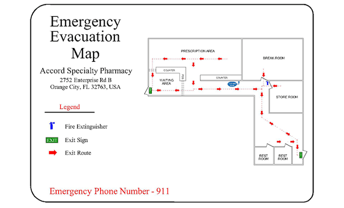 Design emergency evacuation, egress plans by Designerworld24 | Fiverr
