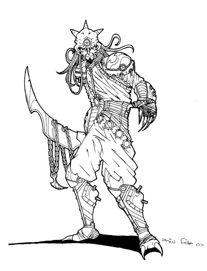 Illustrate custom characters for you by Befarrar | Fiverr