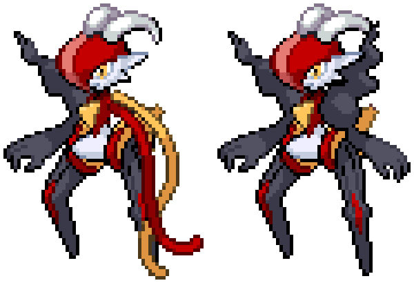 Make you a pokemon fusion sprite or custom pokemon sprite by Smotclock ...