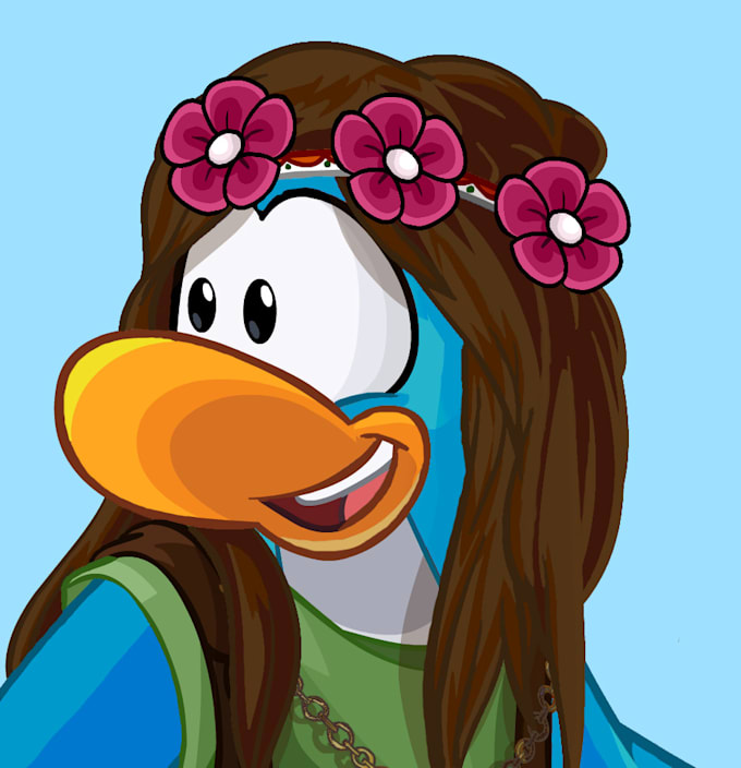 Make a custom club penguin cutout by Braydenriddell | Fiverr