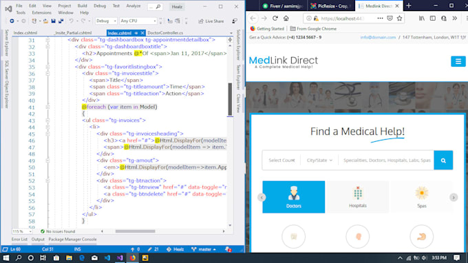 Create Asp Dotnet Mvc Core Web Application By Aamirrajpot Fiverr