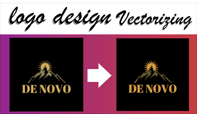 Convert low quality logo image to vector by Claytv | Fiverr