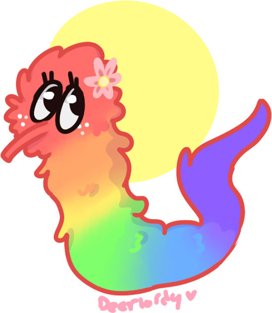 Draw you a custom designed worm on a string by Deerlordy | Fiverr