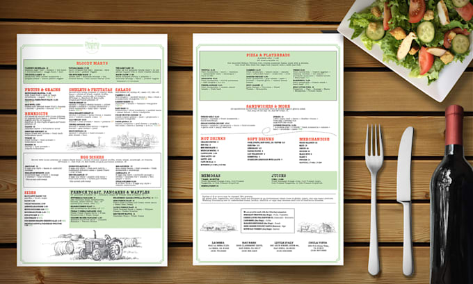 Creative restaurant menu design by Designer_zesy | Fiverr