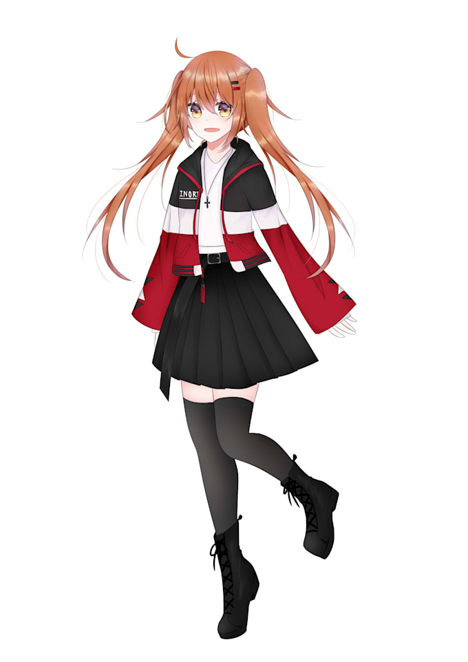 Draw full body character with japanese style by Inori_079 | Fiverr