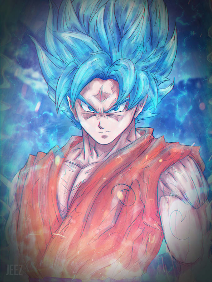 Create a waist up digital painting by Jeezart | Fiverr