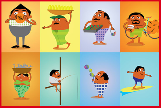 Draw vector tracing and cartoons by Sanjayachand853 | Fiverr