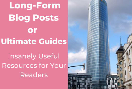 Write authoritative long form blog posts or ultimate guides by Andiariz ...
