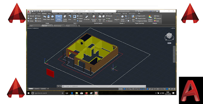 Draft autocad drawing for you by Shandhank | Fiverr