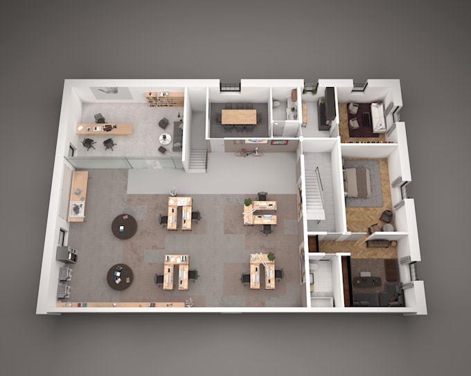 Create a professional section render by Xrender | Fiverr