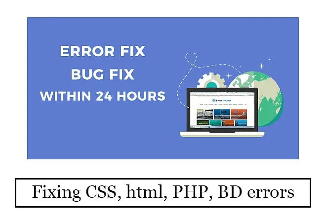 Fix Htmlcss Javascriptpython And Sql Error From Your Code By Zubairwazir Fiverr