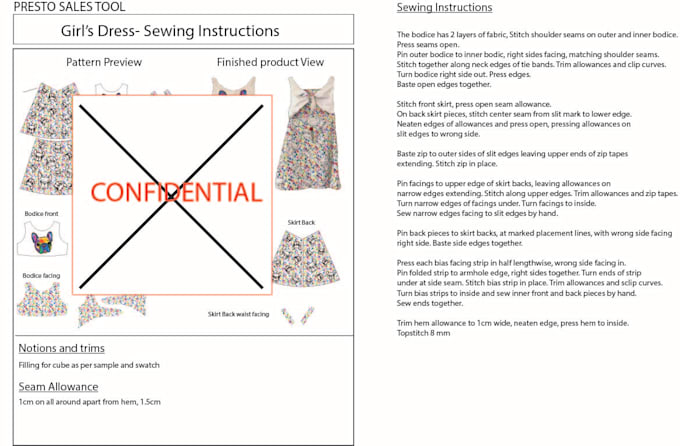 Create complete technical files by Marjorieelkouby | Fiverr