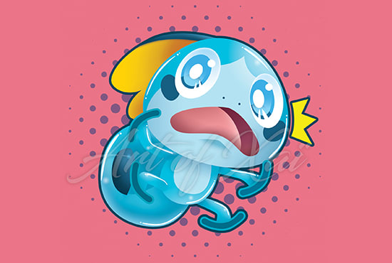 Draw your character in soft shading chibi style by Graphixsolution | Fiverr