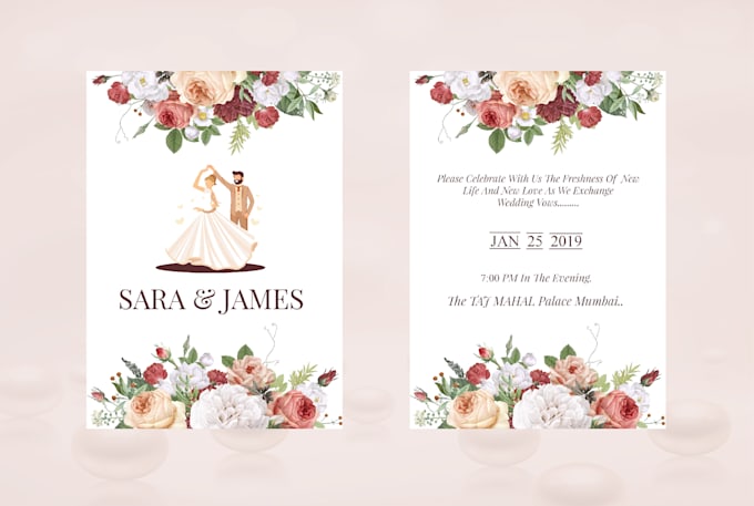 Design a catchy invitation and greeting cards for you by Syeda_komal ...