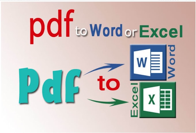 Convert pdf files into word excel or power point by Haidertv | Fiverr