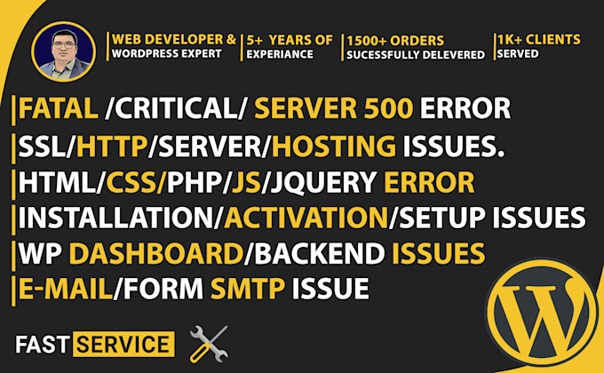 Fix wordpress bug or html css responsive issues in 24 hours by Himeldhaka7 | Fiverr