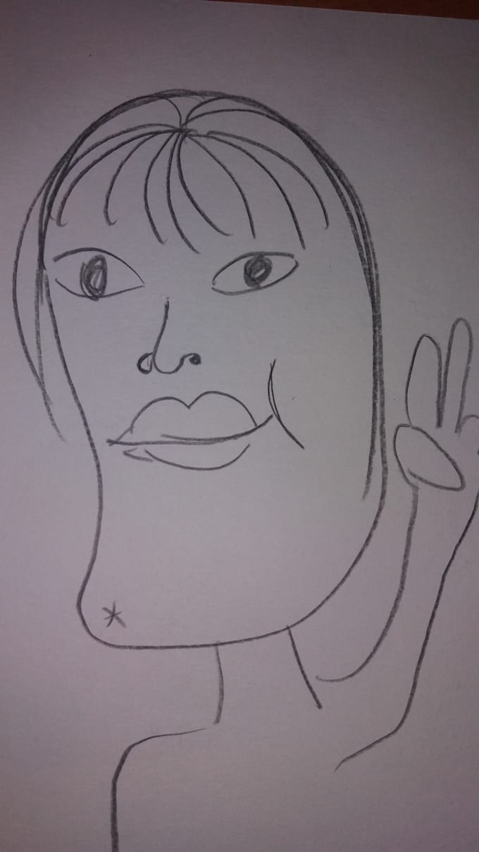 Draw a very bad drawing for you and your loved ones by Extrabad | Fiverr