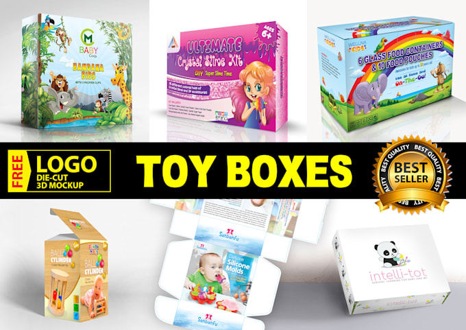 Do baby and kids packaging with free logo by Indikadesign | Fiverr