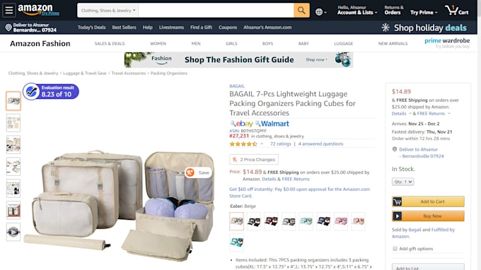 Creat bulk flat file amazon listing single and parent child variation ...