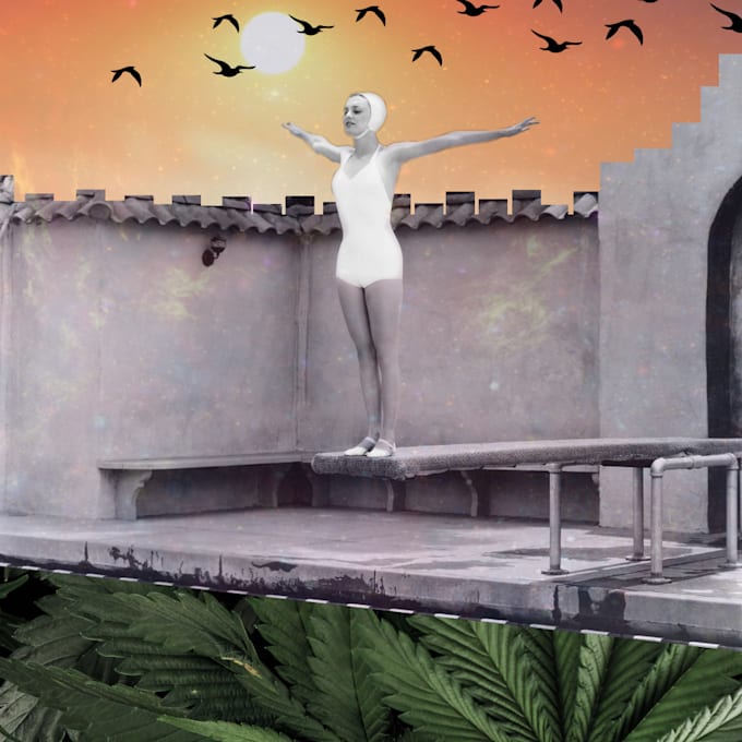 Design a digital cannabis art collage by Beatnikkers | Fiverr