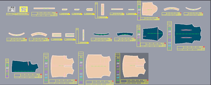 Make garment pattern by lectra software by Habibcadptnmast | Fiverr