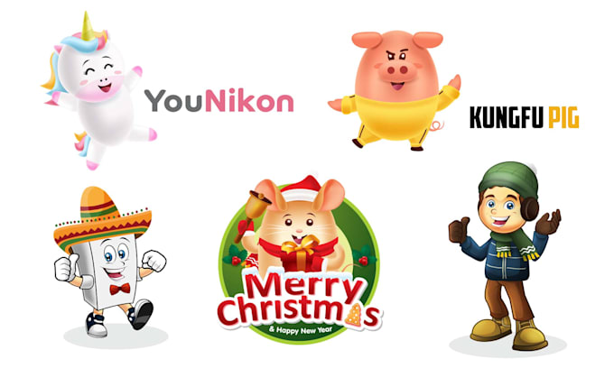 Create simple character logo by Artphilia99 | Fiverr