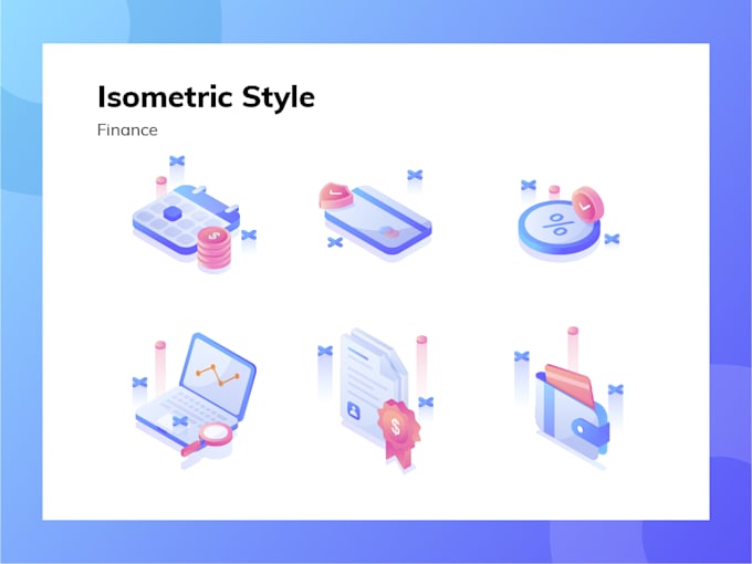 Design a premium flat or isometric icon for web and app by Jimboli | Fiverr