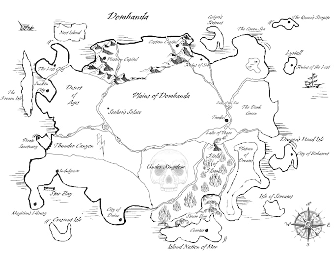 Make a map of your roleplay world by Robinweisel | Fiverr