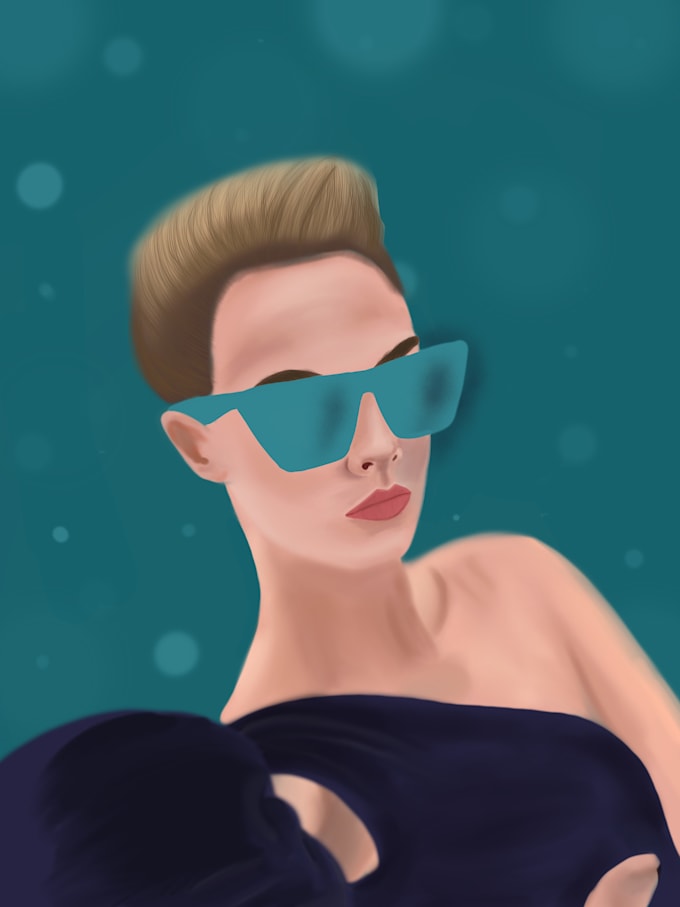 Draw Semirealistic Portrait Of You By Selinkonukoglu Fiverr 