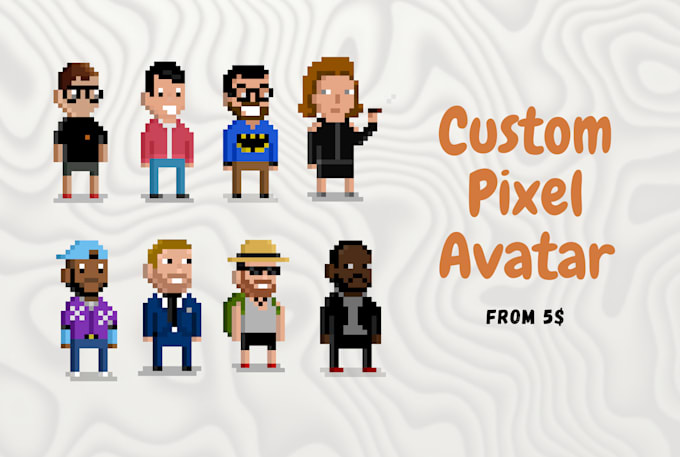 Create a pixel art avatar by Grace_abraham | Fiverr