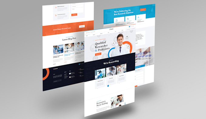 Design responsive web psd ui template and psd to wordpress by ...