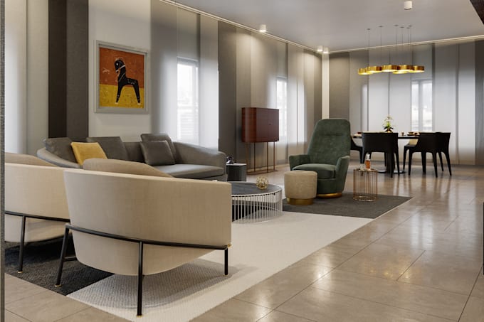 Do high photo realistic architectural and interior rendering by ...