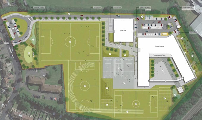 Design a landscape and site flan for any place by Eskicican | Fiverr