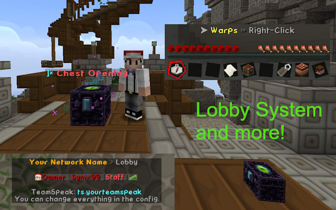 Write a custom minecraft plugins with custom code by Synix99 | Fiverr