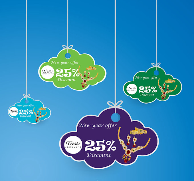 Do creative print ready product dangler, design for you by Raytul | Fiverr