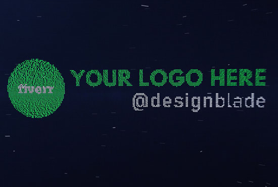 Create a stunning pixel intro with your logo by Designblade | Fiverr