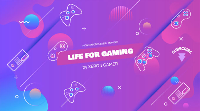 Make you a really cool youtube banner for your youtubchannel by Zappipo ...