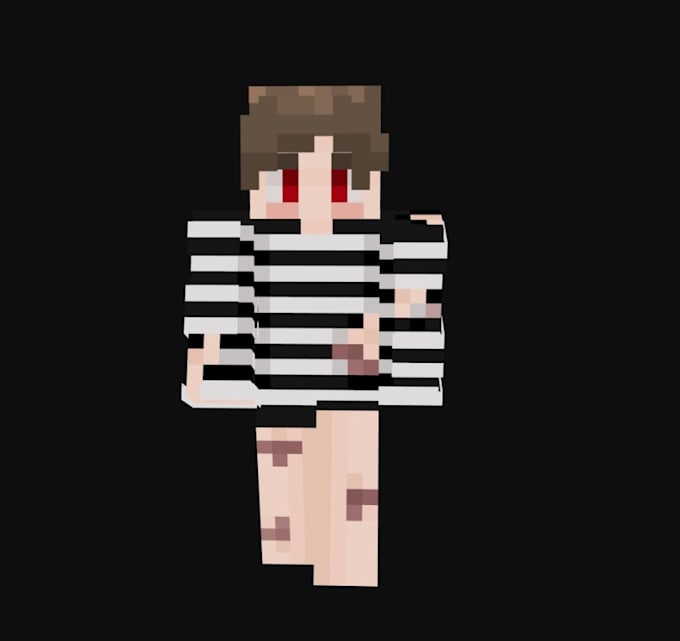 Create a oc minecraft skin for you by Heartcrusha | Fiverr