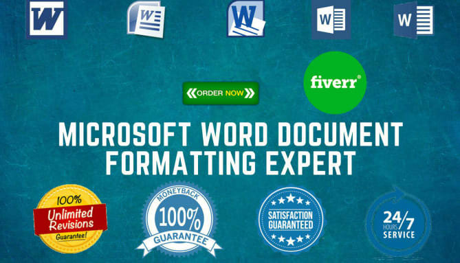 Professionally format your microsoft word documents by Saqib_sk | Fiverr
